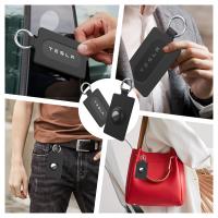 China Eraysun Protective Cover for AirTag with Keychain Protector Case Silicone Protective Case for Tesla Key Cards for sale