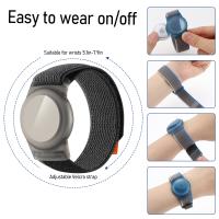 China Eraysun for AirTag Bracelet Kids Cute Cartoon Pattern for Air Tag Holder Watch Band Nylon Protective Wristband Pet Cover Case for sale