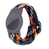 China Eraysun for Apple AirTags Kids Wristband Braided Band Anti-Scratch Cover for Air Tag GPS Tracker Holder Watch Strap Bracelet for sale