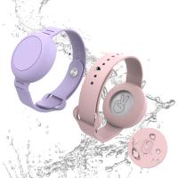 China Eraysun New Waterproof for Apple Airtag Holder Wristband Kids Silicone Case Bracelet Children for AirTags Case Watch Band for sale