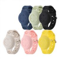 China Eraysun for Airtag Holder Wristband Cat Claw Pattern Kids Bracelet Waterproof Shockproof Silicone Case Anti-Lost Watch Band for sale