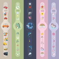 China Eraysun for Airtag Holder Wristband Cat Claw Pattern Kids Bracelet Waterproof Shockproof Silicone Case Anti-Lost Watch Band for sale