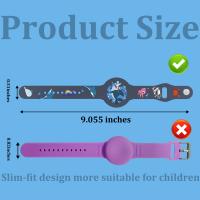 China Eraysun for Airtag Holder Wristband Cat Claw Pattern Kids Bracelet Waterproof Shockproof Silicone Case Anti-Lost Watch Band for sale