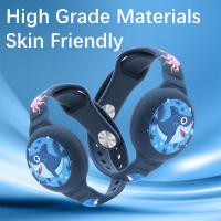 China Eraysun for Airtag Holder Wristband Cat Claw Pattern Kids Bracelet Waterproof Shockproof Silicone Case Anti-Lost Watch Band for sale