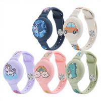 China Eraysun for Airtag Holder Wristband Cat Claw Pattern Kids Bracelet Waterproof Shockproof Silicone Case Anti-Lost Watch Band for sale