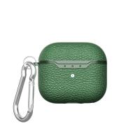 China Case for Apple Airpods 3 2021 Cover Lichi Pattern Leather  Wireless Earphone Cover for AirPods 3 for sale