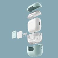 China 2022 New Arrivals Silicone Earphone Protective Cover Case for Airpods Pro 2 With Keychain for sale