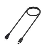 China Eraysun Garmin Vivosmart 5/Fenix7/TACTIX7 Type-C Smart Watch Fast Charger Cable 1 Meter Black for sale