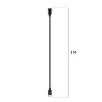 China Eraysun Garmin Vivosmart 5/Fenix7/TACTIX7 Type-C Smart Watch Fast Charger Cable 1 Meter Black for sale