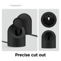 China Eraysun Silicone Charger Stand Anti-Slip Charging Stand Dock for Samsung Watch 3/4/5/6 FE 7 Ultra Charge Dock Holder Accessories for sale