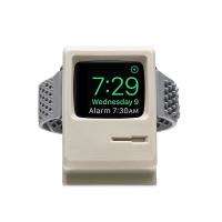 China Silicone Holder Smart Watch Charger Stand for Apple Watch Series 1 2 3 IWatch Dock Retro PC Design Mac Shape for sale