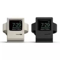 China Silicone Holder Smart Watch Charger Stand for Apple Watch Series 1 2 3 IWatch Dock Retro PC Design Mac Shape for sale