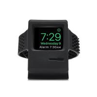 China Silicone Holder Smart Watch Charger Stand for Apple Watch Series 1 2 3 IWatch Dock Retro PC Design Mac Shape for sale