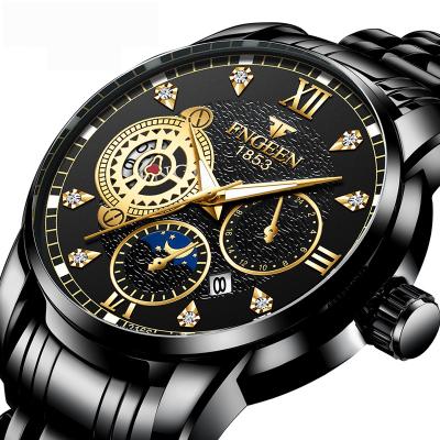 China Quartz Casual Men's Fashion Date Watches Popular Ladies Mens Quartz Watch Clock Stainless Steel Band Wrist Luxury Quartz Watch for sale