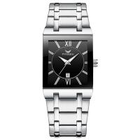 China High Quality Stainless Steel Strap Women Quartz Rose Gold Square Design Fashion Luxury Business Luminous Ladies Quartz Watches for sale