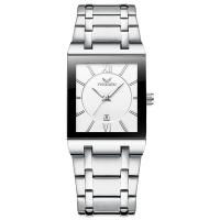 China High Quality Stainless Steel Strap Women Quartz Rose Gold Square Design Fashion Luxury Business Luminous Ladies Quartz Watches for sale