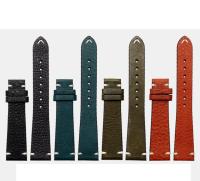 China Eraysun High Quality Top Grain Italy Leather Watch Straps 20mm Tapered Custom Logo Waterproof Genuine Leather Watch Bands for sale