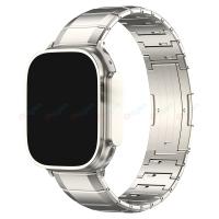 China Titanium Link Watch Band for Apple Watch Ultra 3 2 49mm 45mm 44mm 42mm Luxury Series 11 10 9 8 7 6 5 4 Se Watch Strap for sale