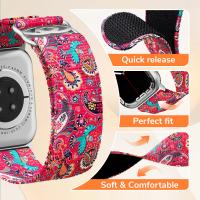 China Nylon Watch Band 42/44/45/49mm Fabric Bracelet for iWatch Series 8/9/10 Ultra 2 Breathable Soft Sport for Apple Watch Band for sale