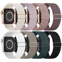 China Series 10 46mm Band for Apple Watch Series 11 9 8 SE 3 45mm 44mm 42mm Nylon Sport Loop Strap for IWatch Ultra 2 Wristband for sale