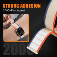 China 2026 Nylon Loop Band for Apple Watch Series 11 10 46mm 42mm SE 3 Ultra 2 49mm Series 9 8 45mm Soft Breathable Strap Men for sale