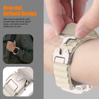 China Wholesale Nylon Watch Bands for Apple Watch Series 10 46mm 42mm Series 9 8 7 45mm 41mm SE Ultra 2 Soft Woven Loop Strap for sale