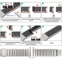 China DLC Coated Pure Stainless Steel Watch Band for Apple Watch Ultra 3 2 Series 11 10 9 46mm 49mm Sandblasted Finish Strap for Men for sale