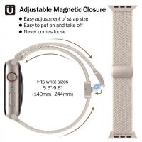 China Multicolor Nylon Watch Strap for Apple Watch Series 10 9 8 SE 3 46mm 45mm 44mm 42mm 41mm 40mm 38mm Sport Loop Band for IWatch for sale