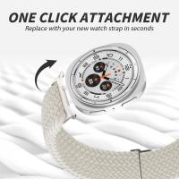 China Wholesale Stretchy Nylon Watch Band 40mm for Samsung Galaxy Watch 8 FE Skin Friendly Yarn Fabric Strap Women for sale