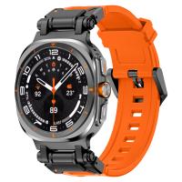 China Eraysun Luxury Sports Rubber Watch Strap for Samsung Galaxy Ultra 47mm Waterproof Adjustable Breathable Silicone Watch Band for sale
