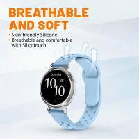 China 14mm Silicone Watch Band for Garmin Lily 2 Soft Sport Strap Breathable Replacement for Women Wholesale for sale