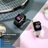 China Soft Silicone Sport Watch Band 49mm 45mm for 46mm Apple Watch Series 11 10 9 8 7 SE 3 2 Ultra 3 2 Rubber Wristband Strap for Men for sale