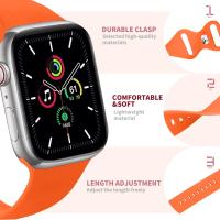 China Soft Silicone Sport Watch Band 49mm 45mm for 46mm Apple Watch Series 11 10 9 8 7 SE 3 2 Ultra 3 2 Rubber Wristband Strap for Men for sale