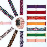 China Soft Fabric Watch Band for Apple Watch Series 10 46mm 42mm Series 9 8 7 45mm 41mm Nylon Sport Strap for Women Men Daily for sale