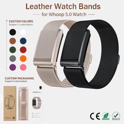 China Breathable Adjustable Soft Milanese Magnetic Band for Whoop 5.0 Watch Strap for sale