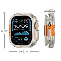 China Metal Case for  Protector Case Aluminum Cover Bumper Frame for  Apple Watch Ultra 49mm for sale