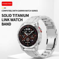 China Luxury Quick Release Titanium Metal Band 22mm 26mm Universal Comfort Durable Sport Strap Titanium Watch Strap for sale