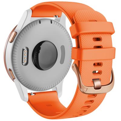 China Eraysun 18mm 20mm 22mm Sport Silicone Watchband for Garmin Vivoactive 3s//Vivomove Forerunner245/Vivoactive 4 Strap Band for sale