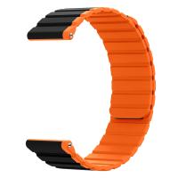 China Custom Adjustable Sports Soft for Huawei for Samsung Watch Bands Silicone Magnetic Strap 20mm 22mm Magnetic Strap for sale