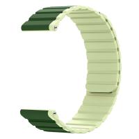 China Custom Adjustable Sports Soft for Huawei for Samsung Watch Bands Silicone Magnetic Strap 20mm 22mm Magnetic Strap for sale