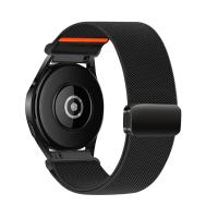 China Custom Braided Nylon Magnetic Elastic Watch Strap 20mm 22mm Universal Comfort Fit Breathable Sport Elastic Watch Strap for sale