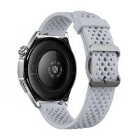 China Adjustable Silicone Watch Band 18mm 20mm 22mm Sliding Buckle Strap Universal for Most Smart Watches Trendy Smart Watch Strap for sale