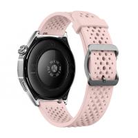 China Adjustable Silicone Watch Band 18mm 20mm 22mm Sliding Buckle Strap Universal for Most Smart Watches Trendy Smart Watch Strap for sale