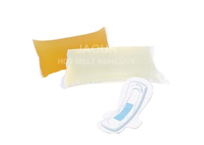 China Construction Hot Melt Adhesive for Baby Diapers Sanitary Napkins 80°C Softening Point 800 cps Viscosity for sale