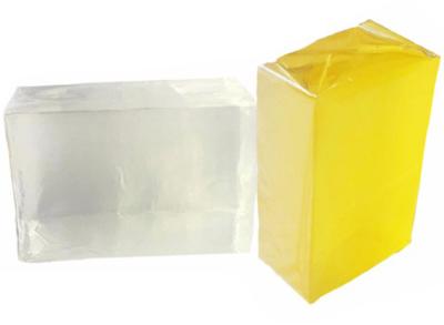China Solid Shape Sanitary Napkin Pressure Sensitive Adhesive Glue 101°C Softening Point 25kg Packaging for sale
