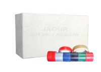 China Jaour Low Odour Transparent Hot Melt Rubber Adhesive for Industrial Tape - 101°C Softening Point, 6200 mPa.s Viscosity for sale