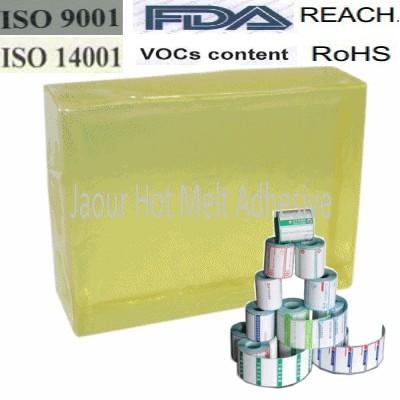 China High Tack Rubber PSA Glue for Glossy Paper Labels | 140-175°C Operating Temperature | 25kg Carton Packaging for sale