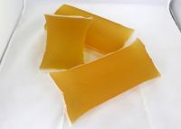 China Transparent Light Yellow Hot Melt PSA Adhesive Block for Permanent Labels - 150-180°C Operating Temperature, 12 Month Shelf Life for sale