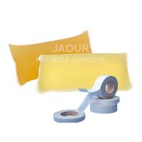 China Jaour Transparent Hot Melt Rubber Adhesive for Industrial Tape 8000-11000 cps for sale