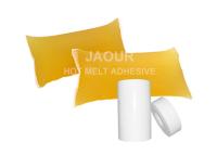China Permanent Label Hot Melt Adhesive - Light Yellow Color, 155-170°C Operating Temperature, 25kg Carton Packaging for sale